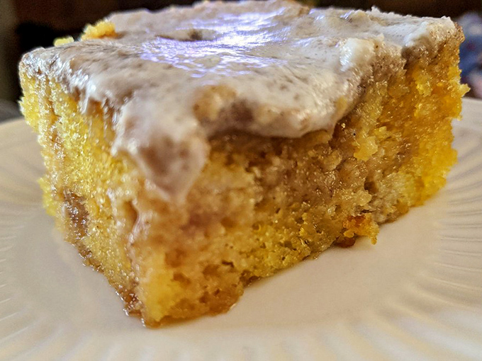 This isn't just cornbread &ndash; it's a sweet, moist revelation with a glaze that would make your grandmother both jealous and proud at the same time.