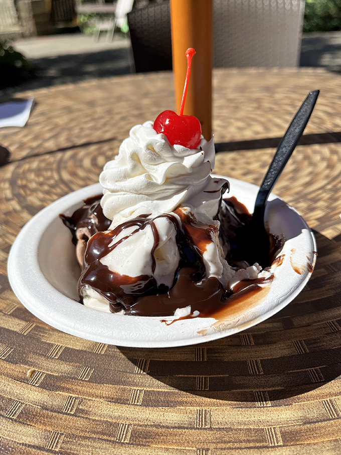 Hot fudge dripping over vanilla ice cream with that perfect cherry on top&mdash;proof that sometimes the classics are classics for a reason.