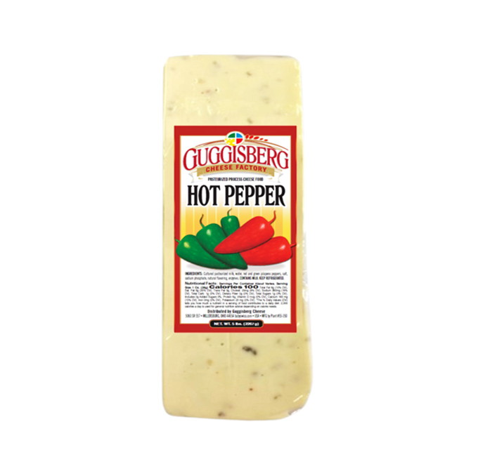 Hot Pepper cheese: where creamy meets kick. Like finding out your mild-mannered neighbor secretly performs stand-up comedy on weekends.