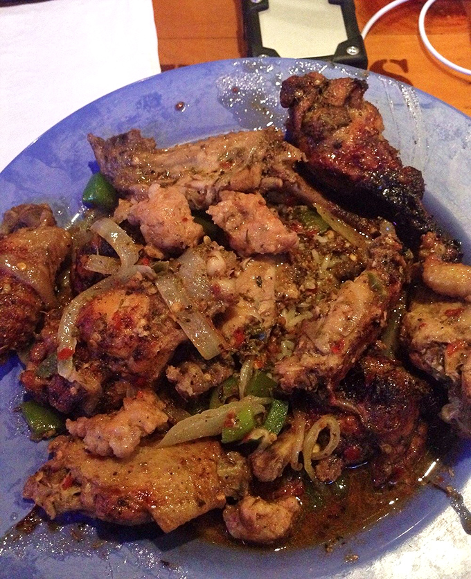 Caribbean heat meets Florida hospitality. These jerk-seasoned wings with saut&eacute;ed onions and peppers might have you booking a flight to Jamaica tomorrow.