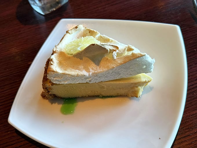 Key lime pie that strikes that magical balance between tart and sweet&mdash;the kind that makes you close your eyes and momentarily forget your table manners.
