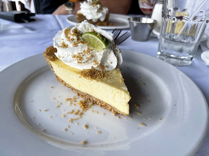 Key Lime Pie that strikes the perfect balance between tart and sweet. That graham cracker crust deserves its own fan club.