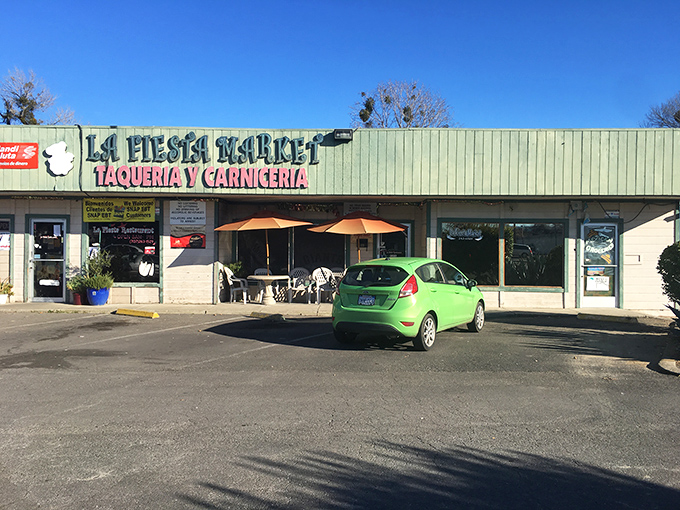 La Fiesta Market might not win architectural awards, but locals know authentic tacos don't come from buildings with fancy facades.
