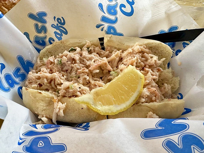 The lobster roll doesn't try to be fancy&mdash;it doesn't need to. Sweet, tender meat with just the right amount of dressing, proving sometimes simplicity is the ultimate sophistication.