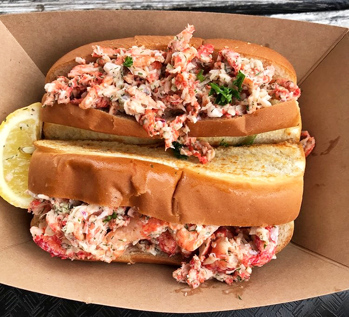 Lobster rolls so generously stuffed they're practically waving their claws at you. New England tradition meets Florida freshness in this handheld treasure.