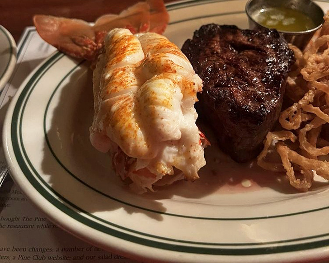 The surf meets turf in this classic pairing that proves some relationships, unlike your high school sweetheart, really do stand the test of time.