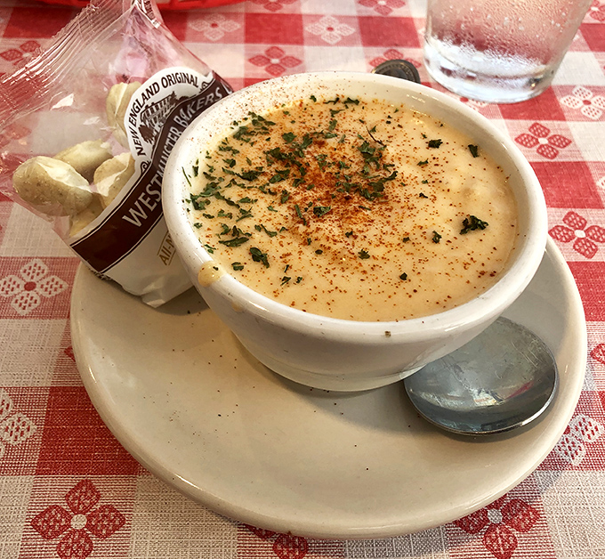 This isn't just soup&mdash;it's a creamy lobster bisque that would make a Parisian chef nod in respectful approval. 