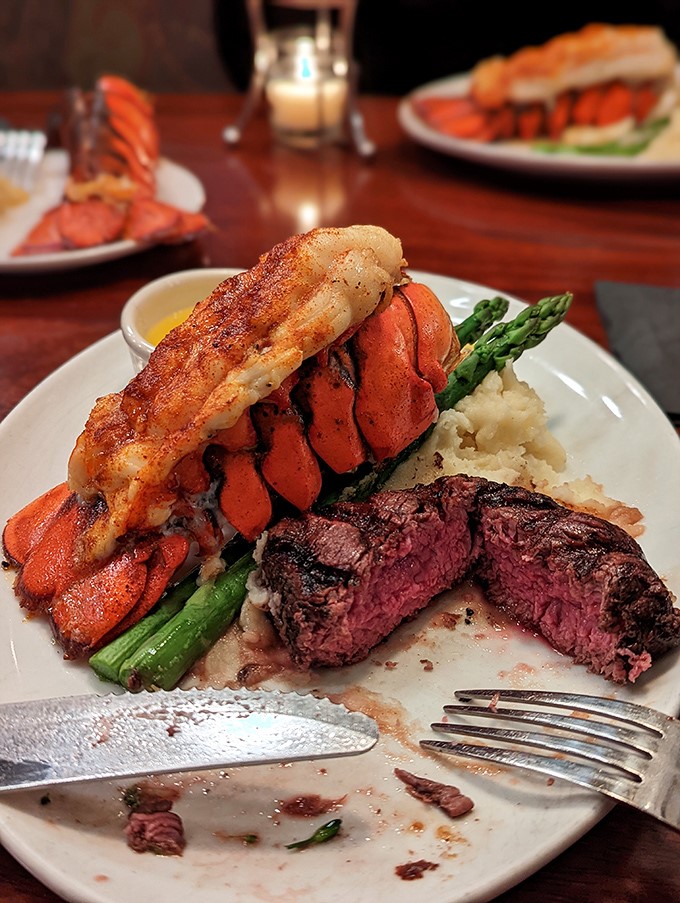 That perfectly roasted lobster tail lounging next to a medium-rare filet isn't just surf and turf&mdash;it's land and sea calling a delicious truce on your plate.