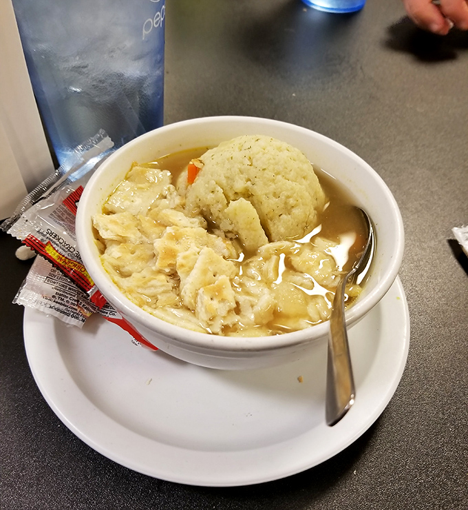 Matzo ball soup that doesn't need a passport to transport you straight to your grandmother's kitchen, regardless of your heritage.