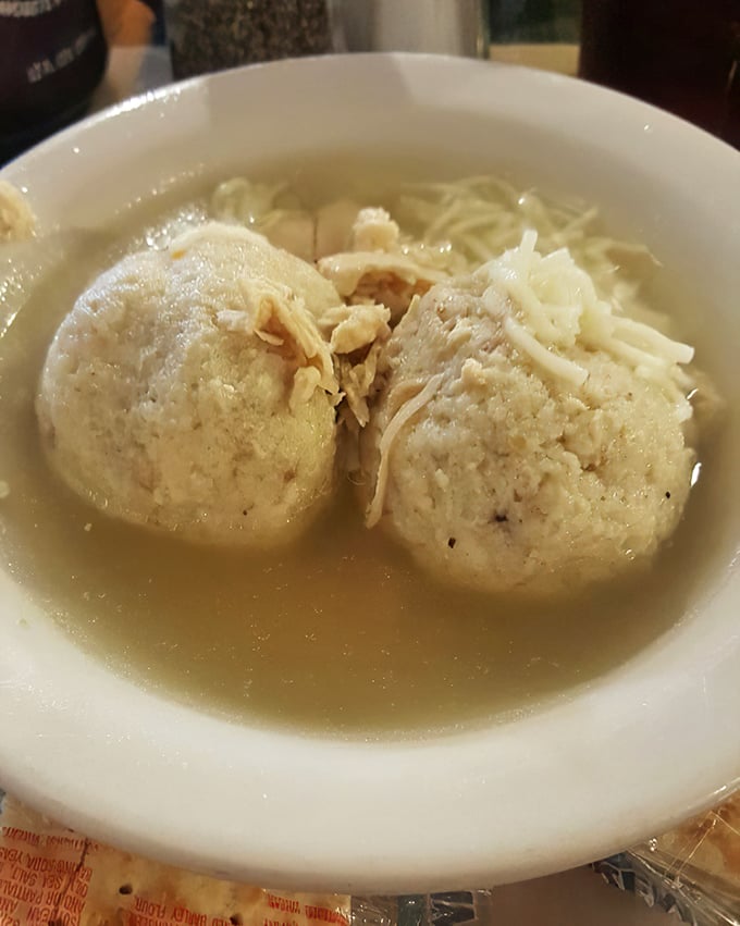 These matzo balls don't sink, they don't float&mdash;they achieve that perfect buoyancy in golden broth that Jewish grandmothers have been perfecting for centuries.