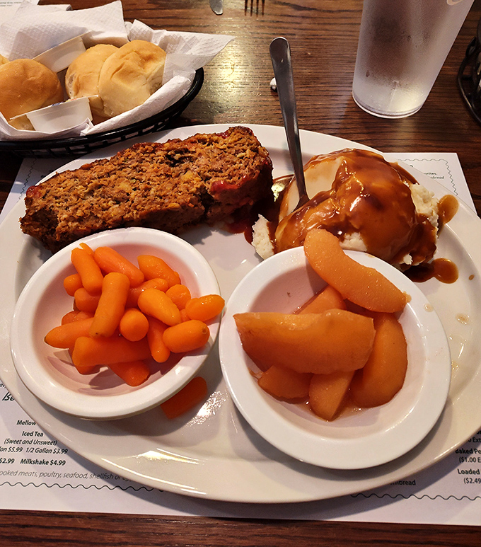 Wednesday's meatloaf might convince you to move to Waynesville permanently. Comfort food that tastes like someone's grandmother is in the kitchen.