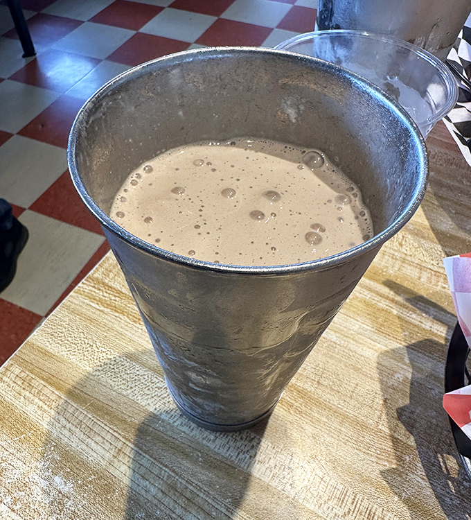 A proper milkshake should require effort to drink. This one demands commitment, patience, and possibly a training regimen.