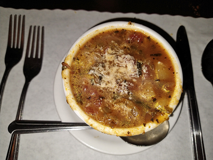 This isn't just soup&mdash;it's a hearty minestrone that could make an Italian grandmother nod in approval. Comfort in a bowl, Gold Country style.