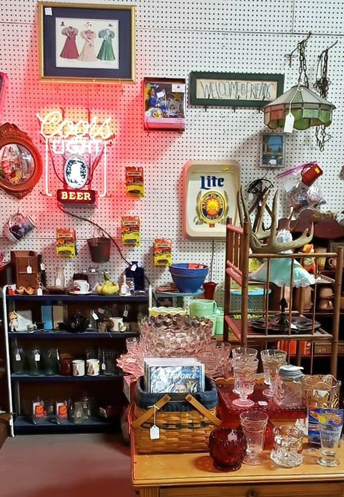Neon beer signs cast their nostalgic glow over glassware collections&mdash;proof that advertising has always known how to make us thirsty for both drinks and nostalgia.
