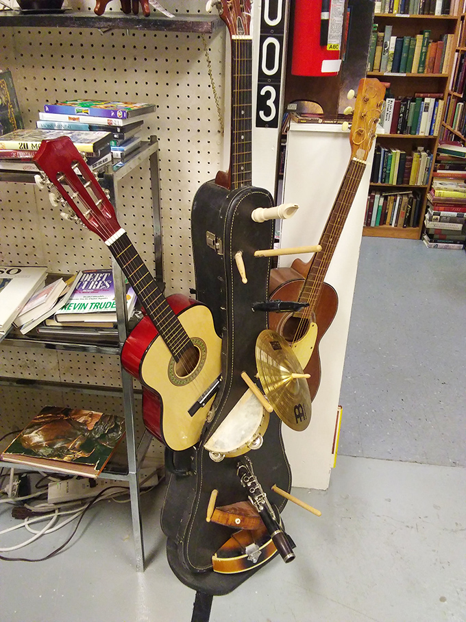 Nashville's musical soul lives in these vintage instruments. That guitar might not make you the next Johnny Cash, but it certainly looks the part!