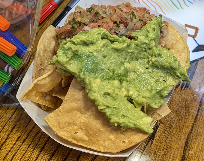 Guacamole mountain meets chip valley in this simple yet spectacular nacho plate&mdash;proof that sometimes the classics need no improvement.