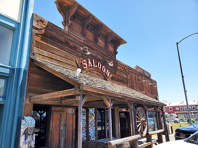 The Old Cayucos Tavern looks like it was plucked straight from a Western movie set &ndash; complete with stories that get taller with each drink.