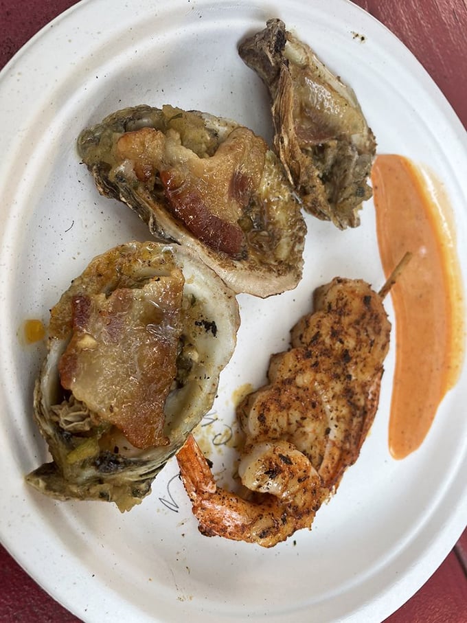 These aren't just oysters and shrimp &ndash; they're edible postcards from the Gulf, delivered with a side of coastal perfection.