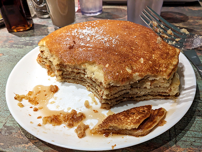 These pancakes have achieved that mythical balance&mdash;crispy edges, fluffy centers, and the structural integrity to handle whatever toppings you throw at them.