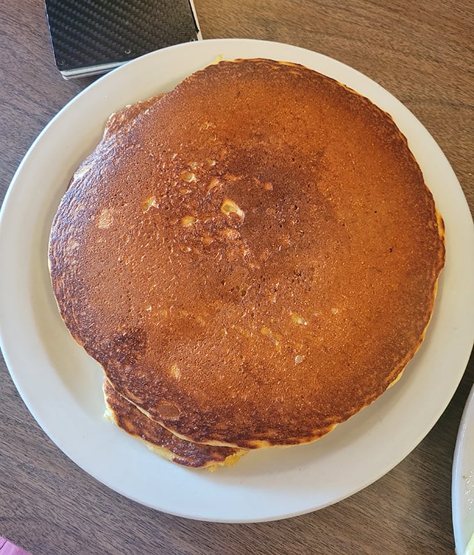 The pancake that ate Madison. One forkful and you'll understand why college students consider this the ultimate hangover cure.