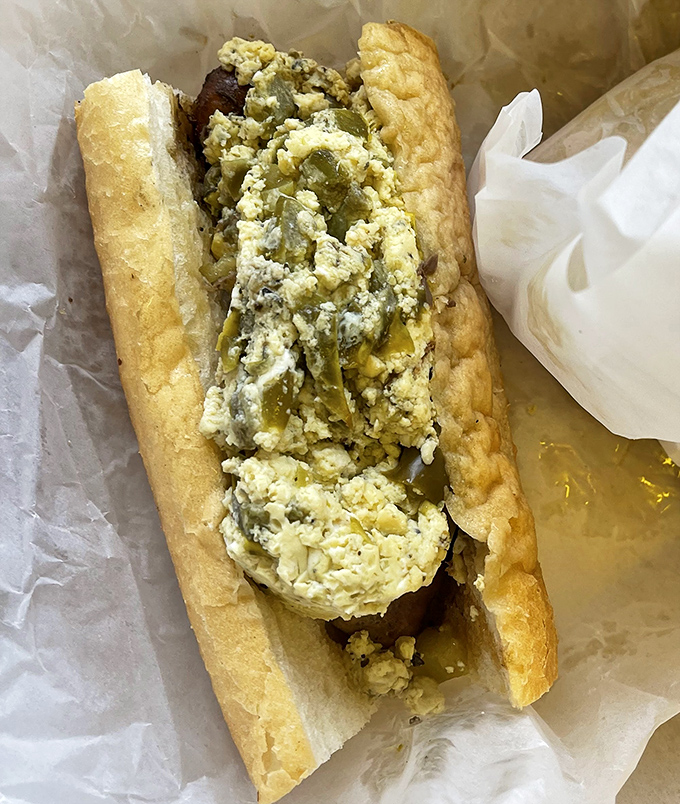 A proper pepper and egg sandwich isn't trying to impress Michelin inspectors&mdash;it's comfort food that whispers, "Everything's gonna be alright."