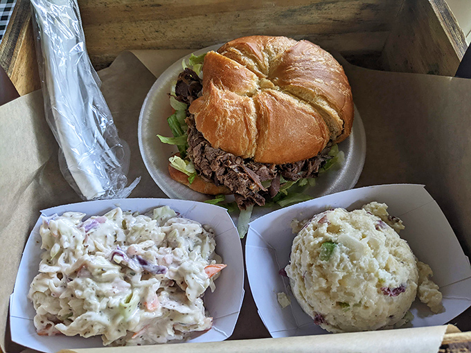 Side dishes that refuse to be upstaged&mdash;coleslaw and potato salad that would make your grandmother both proud and slightly jealous.