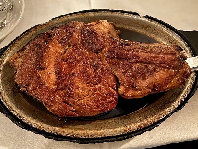 This prime rib isn't just dinner &ndash; it's a commitment. The kind of meat that makes vegetarians nervously reconsider their life choices.