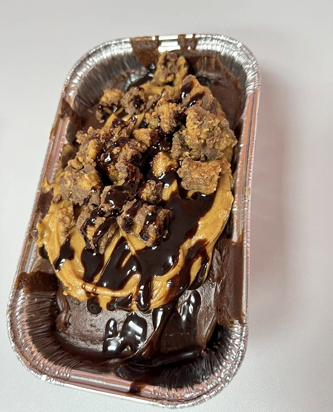 Peanut butter and chocolate living together in perfect harmony. This brownie doesn't just satisfy a craving&mdash;it creates a whole new category of need.