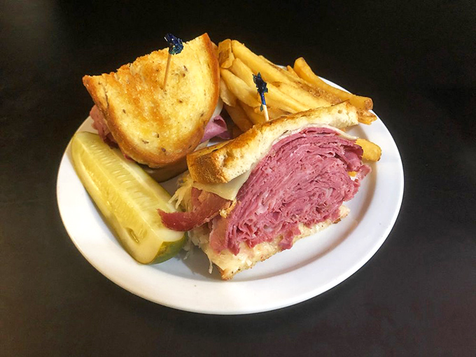 The Reuben&mdash;where corned beef, sauerkraut, Swiss, and Russian dressing perform a flavor symphony that would make Mozart jealous.