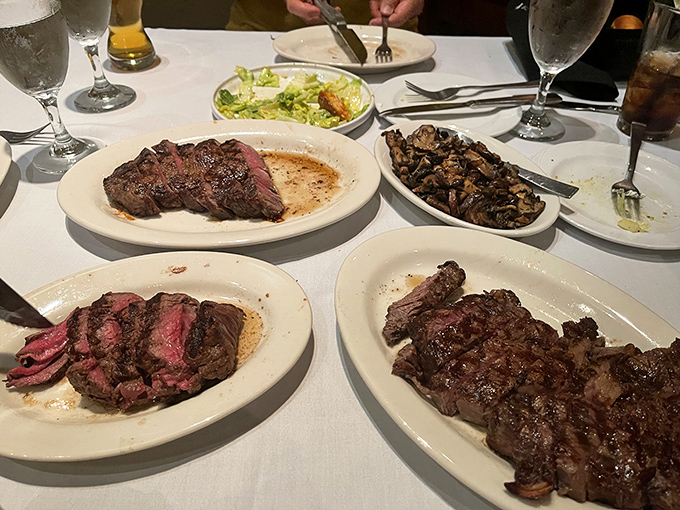 Multiple cuts of ribeye heaven prove that sometimes the best things in life come with beautiful marbling patterns.