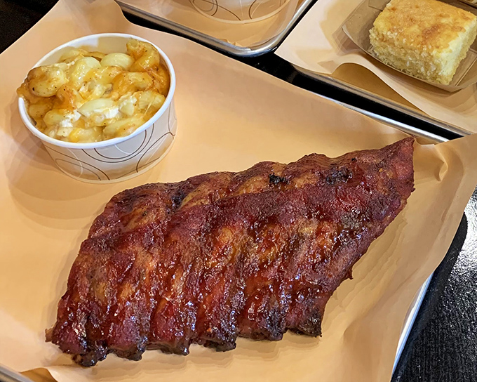 These ribs glisten like they're auditioning for a food magazine cover &ndash; and they'd get the part.