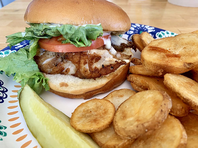 A proper fish sandwich isn't just lunch&mdash;it's an engineering marvel of crispy fish, fresh vegetables, and toasted bun that somehow defies the laws of sandwich physics.