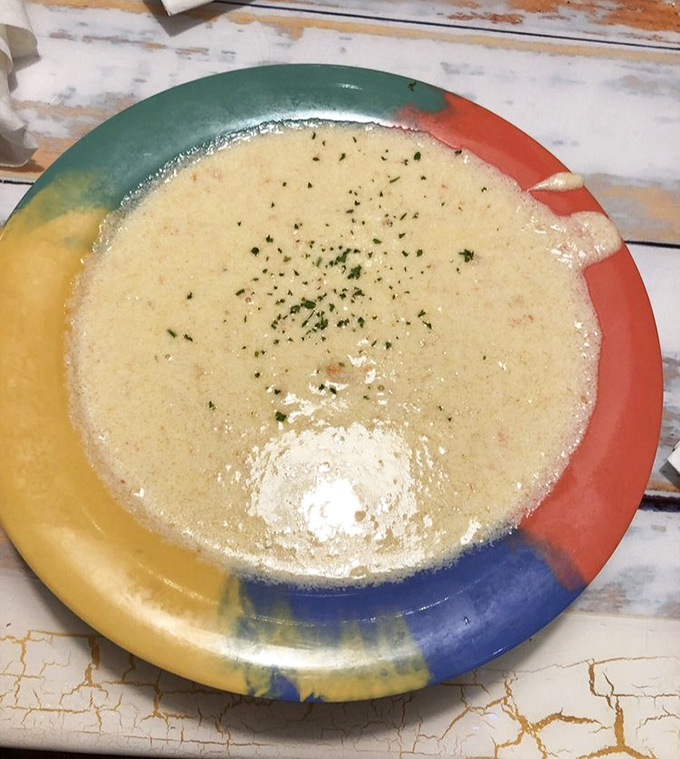 Liquid gold in a bowl. This She Crab Soup is what mermaids would serve at their dinner parties if they had kitchens.