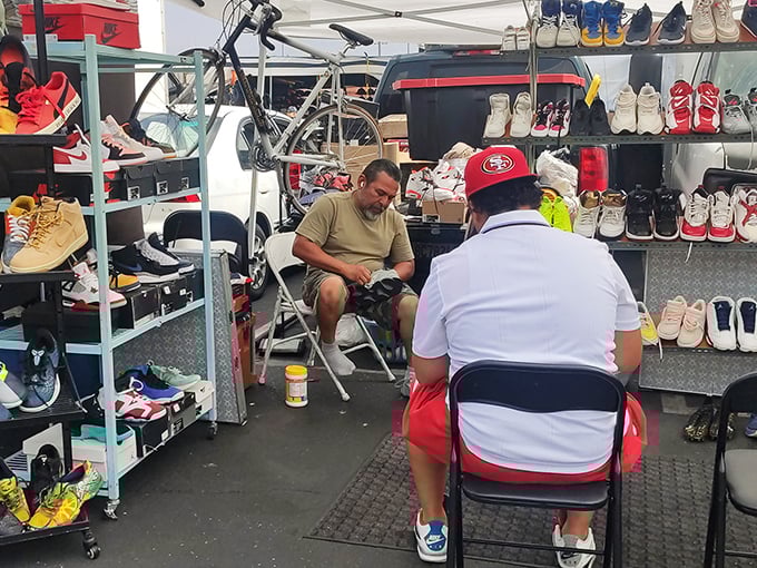 Sneakerheads, rejoice! This footwear fortress offers everything from practical walking shoes to the kind of kicks that make teenagers nod with respect.