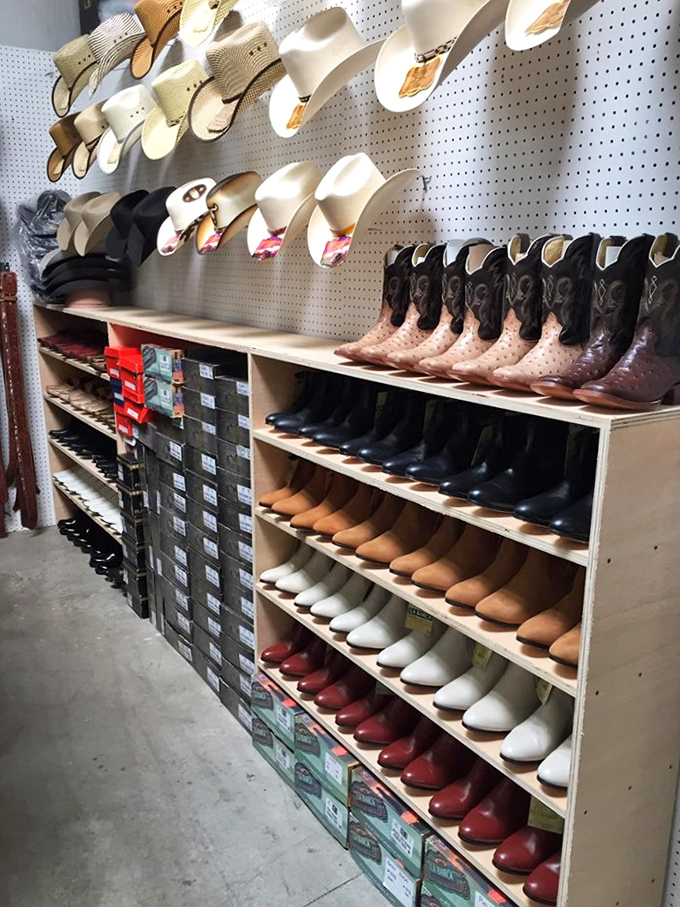 Boot heaven for the Western-hearted Ohioan. From pristine white to rich burgundy, these leather beauties are just waiting for their Cinderella moment.