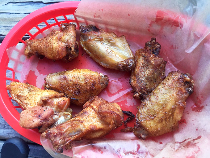 Wings that have clearly graduated summa cum laude from Smoke University &ndash; crispy, succulent, and worthy of their own fan club.