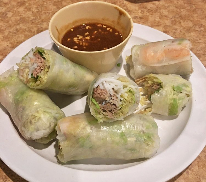Spring rolls so fresh they make California produce proud. These translucent bundles of joy offer a lighter option without sacrificing an ounce of flavor.
