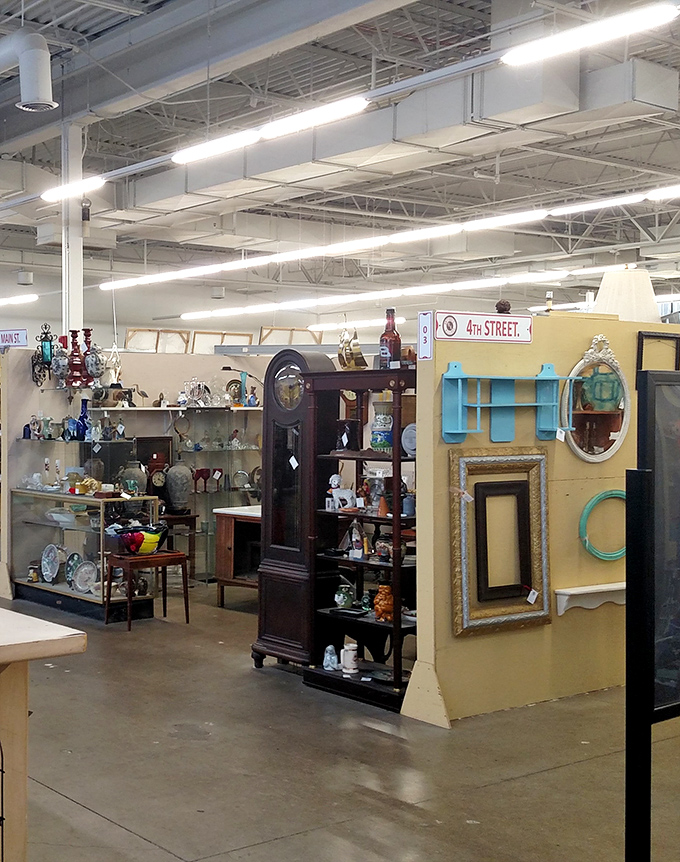 Each booth tells a different story, with vendors creating miniature museums where everything, unlike actual museums, can go home with you.