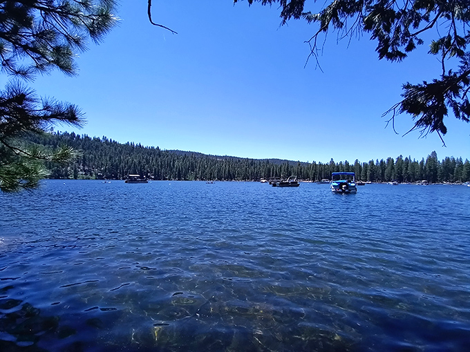 Another stunning lake view that makes you wonder why anyone would choose concrete jungles over this tranquil mountain paradise.