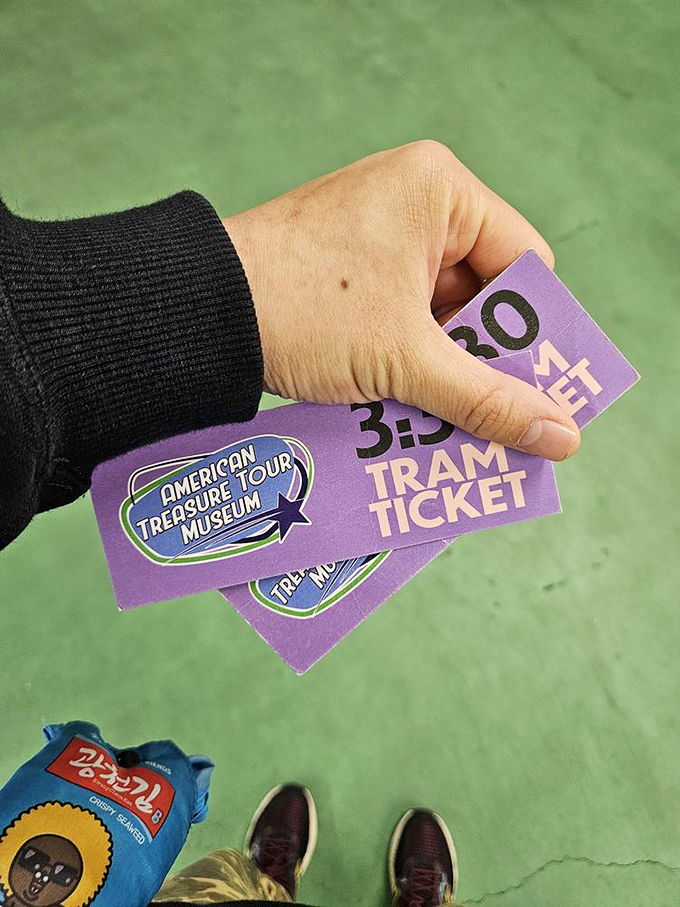 Your golden ticket to wonderland! These purple passes are your passport to a warehouse where America's collective attic has been meticulously arranged.