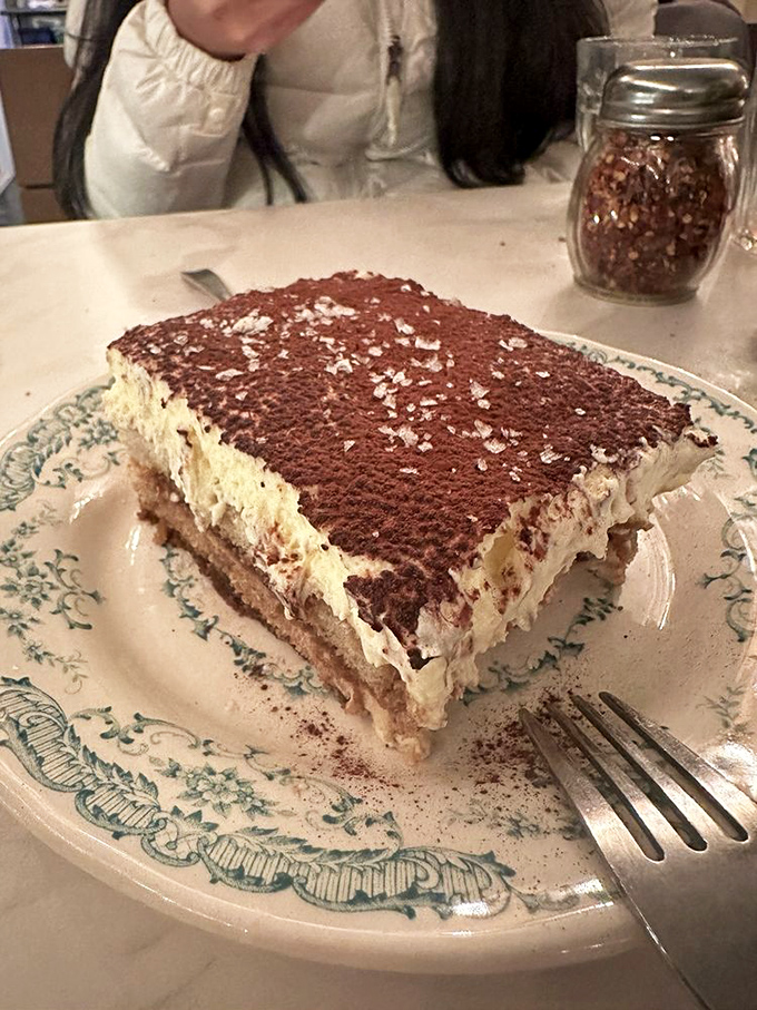 Tiramisu done right &ndash; because after pizza this good, you deserve a sweet Italian finale.