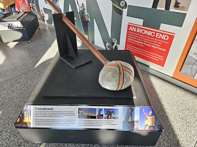 Not just any axe&mdash;this tomahawk display reveals how Native American imagery was incorporated into roadside attractions, telling a complex story of American advertising history.