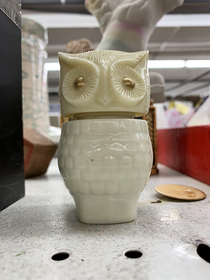 This whimsical owl container isn't just vintage kitsch&mdash;it's the kind of conversation piece that makes dinner guests wonder where your excellent taste came from.