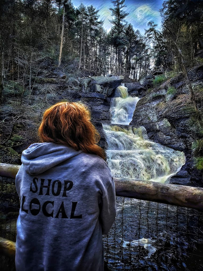 Mother Nature's version of a theater, complete with front-row viewing of one of Pennsylvania's most dramatic water performances.