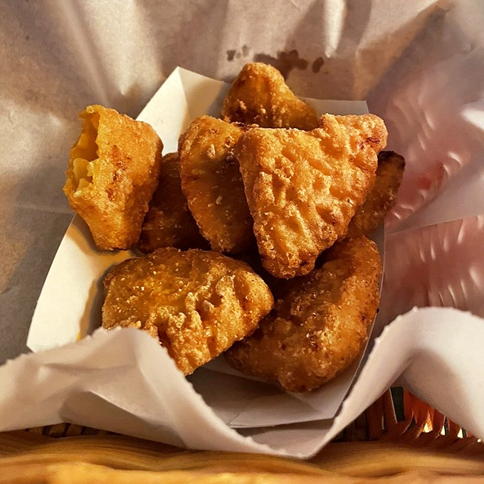 Mac and cheese wedges: where comfort food gets dressed up for a night on the town. Crispy outside, creamy inside&mdash;like the best of Wisconsin itself.