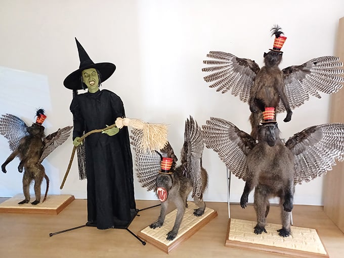 These flying monkeys haven't aged a day since 1939, though Florida humidity would typically be unkind to such magnificent wingspan.