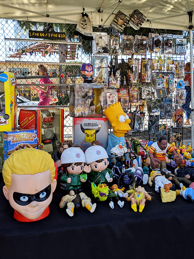 Childhood nostalgia comes alive with action figures that once ruled Saturday morning cartoon kingdoms everywhere.