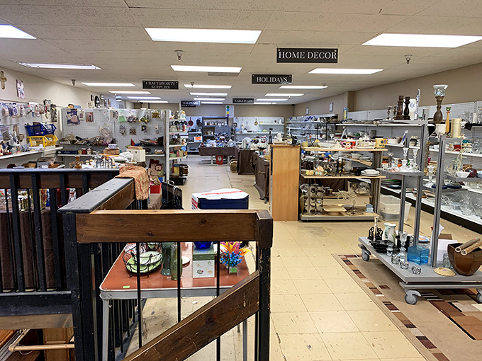 The home decor section is meticulously organized with clear signage. Finding that perfect accent piece becomes less treasure hunt, more pleasant stroll.