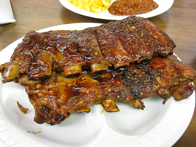 Ribs that make time stand still. That perfect bark, that glistening surface &ndash; these babies spent hours in the smoker becoming the stuff of barbecue legend.