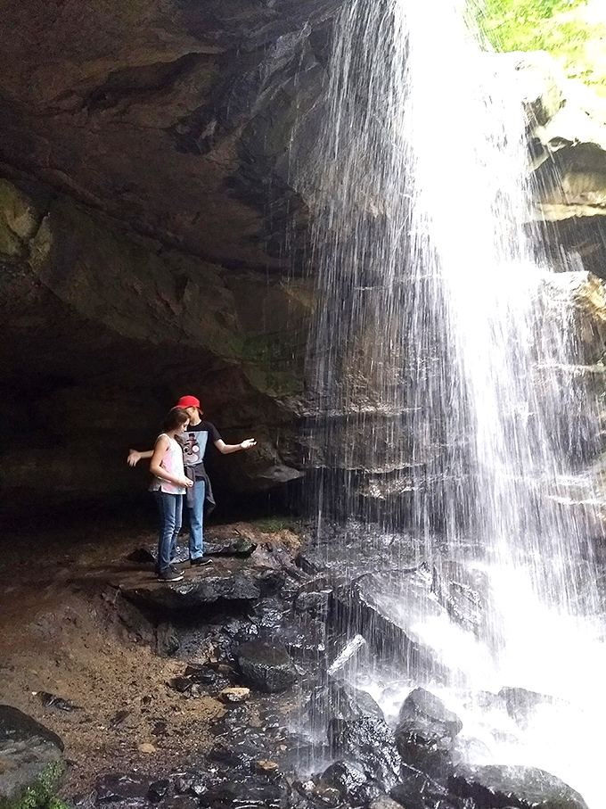 Behind-the-scenes waterfall access: like getting backstage passes to nature's most impressive rock concert.